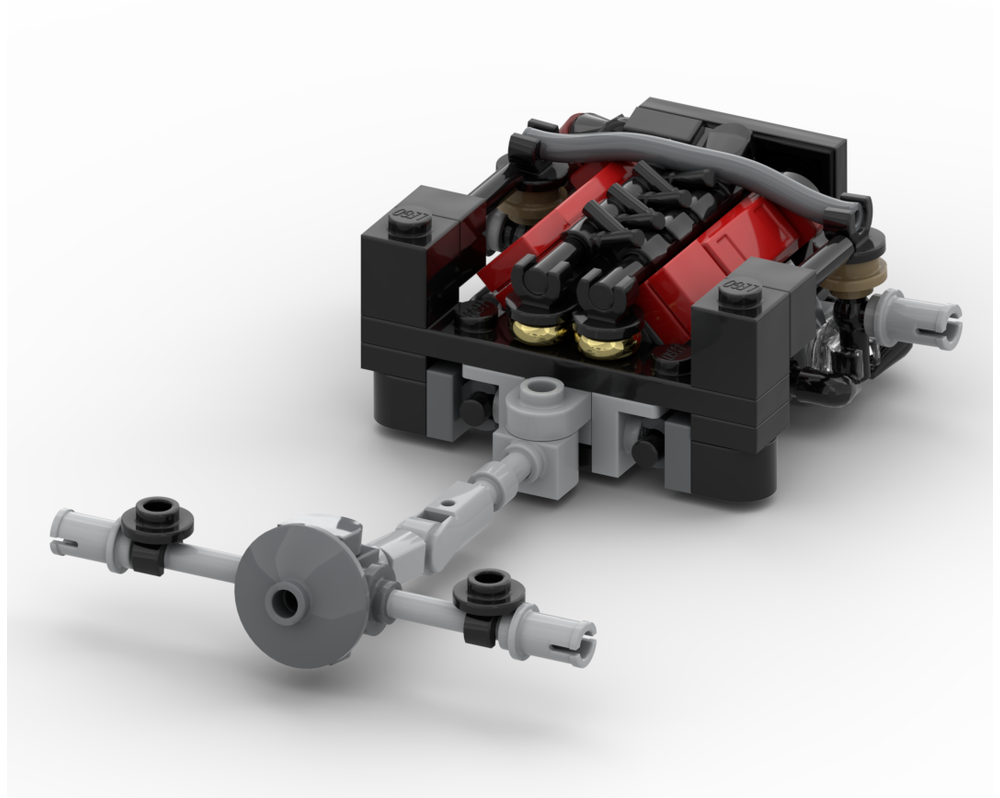 LEGO MOC LS7 Drift Chassis by Kaze Bricks | Rebrickable - Build with LEGO