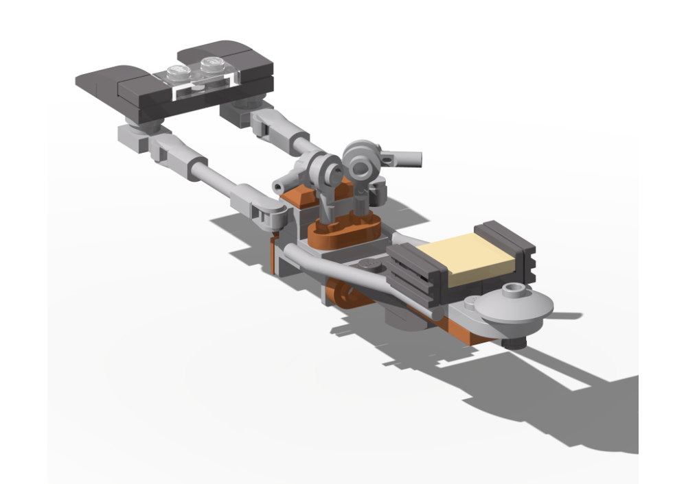 LEGO MOC star.wars 74 z speeder by obiwanbricks | Rebrickable - Build ...