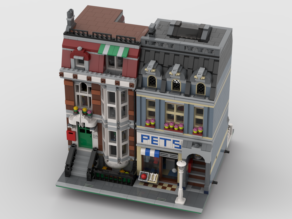 LEGO MOC Modular Makeover - Pet Shop by Vandor214 | Rebrickable - Build ...