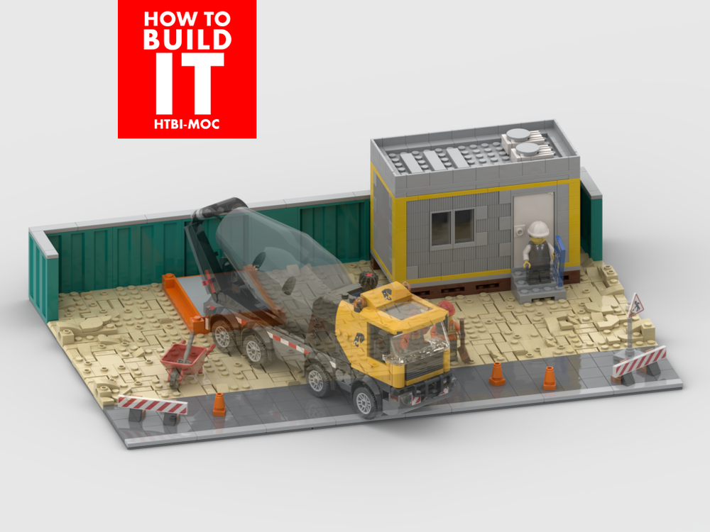 LEGO MOC Display for set 60478-1 - Cement Mixer by gabizon ...