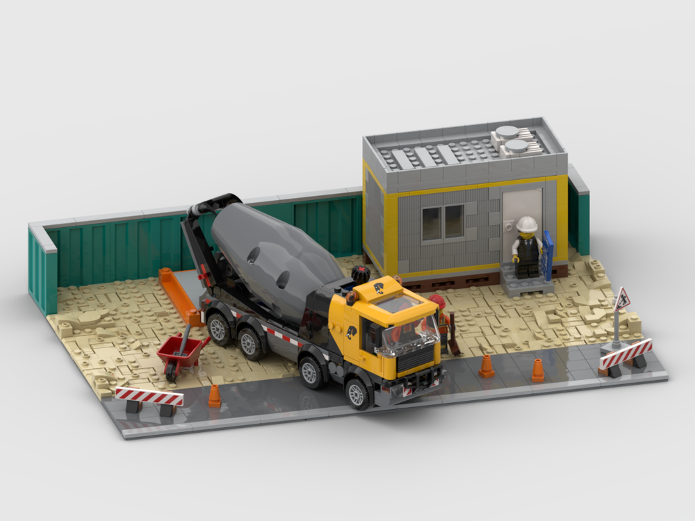 LEGO MOC-245923 Display for set 60478-1 - Cement Mixer by gabizon ...