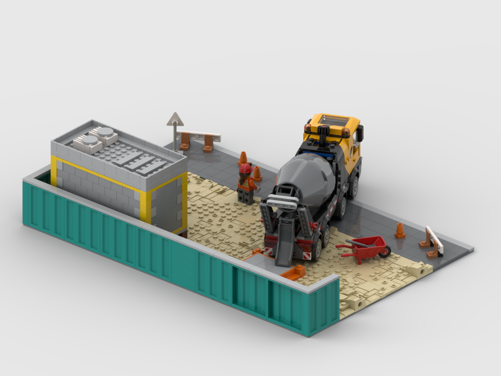 LEGO MOC-245923 Display for set 60478-1 - Cement Mixer by gabizon ...