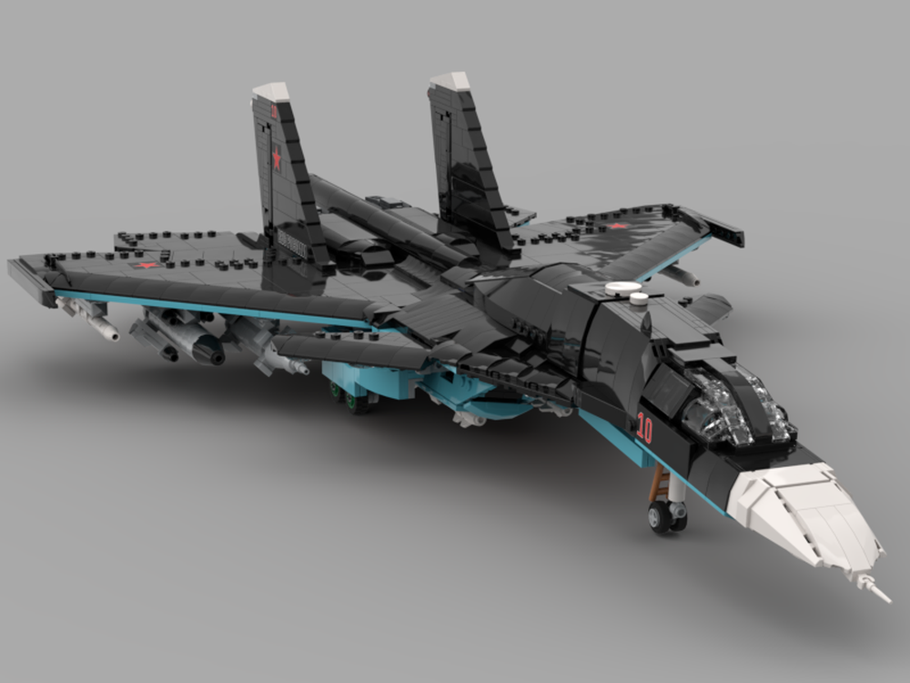 LEGO MOC SU-34 Fullback by Dreadnought_Bricks | Rebrickable - Build ...