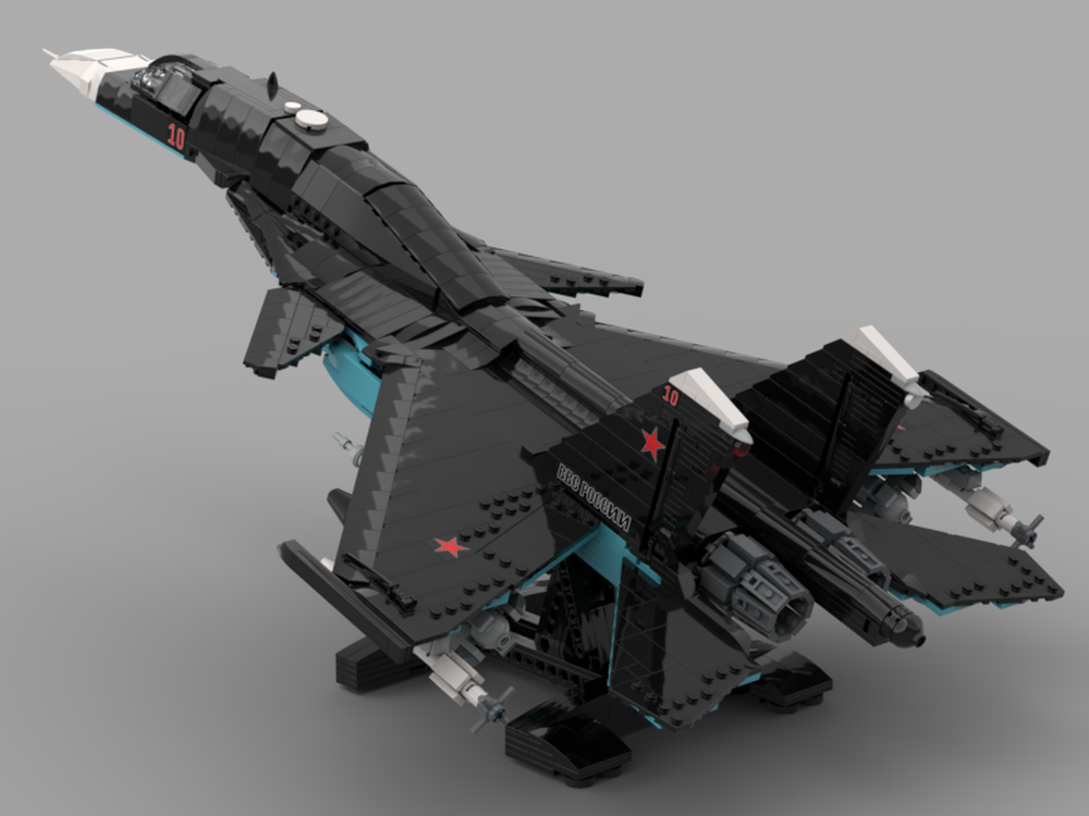 LEGO MOC SU-34 Fullback by Dreadnought_Bricks | Rebrickable - Build ...