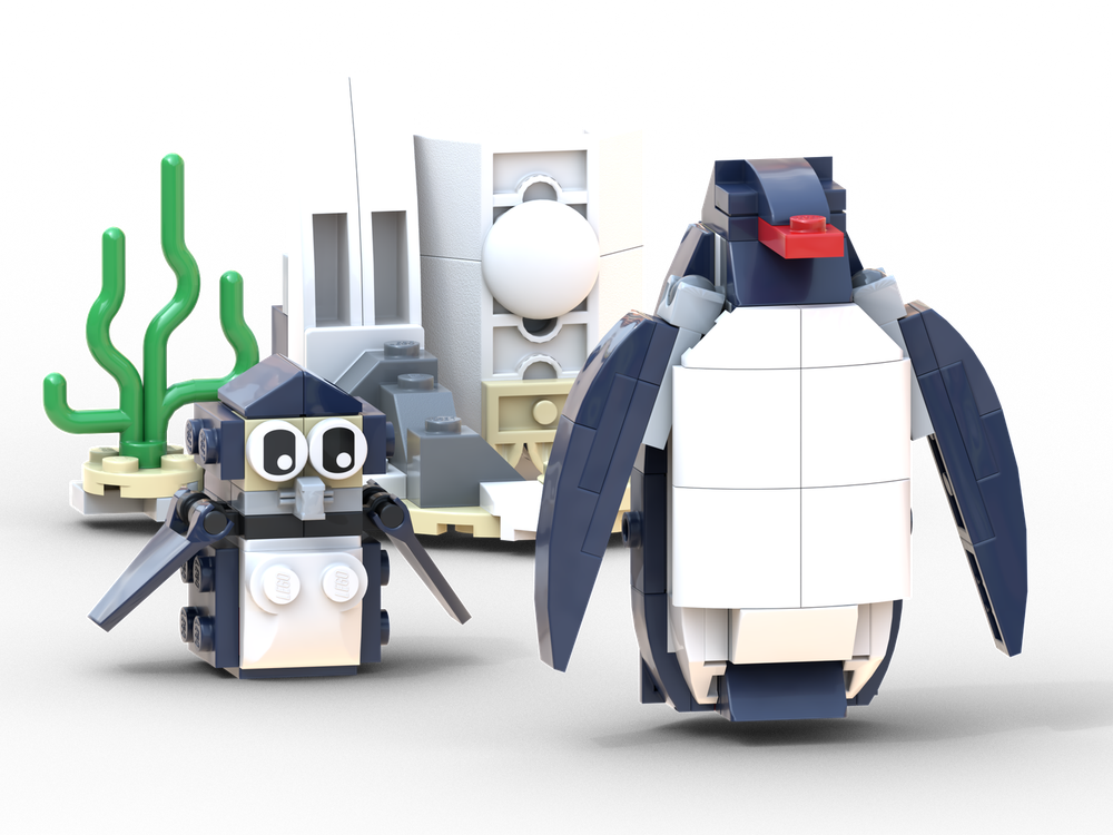 LEGO MOC-245972 Penguins by siffer | Rebrickable - Build with LEGO