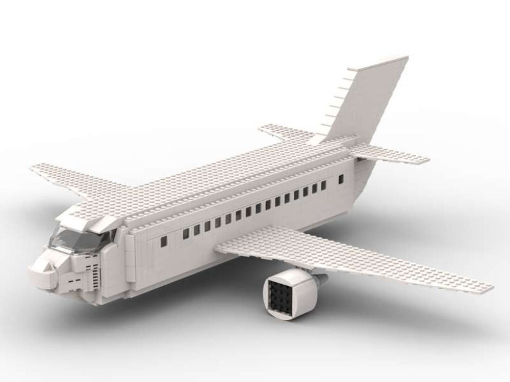 LEGO MOC Embraer E190 by Binolu | Rebrickable - Build with LEGO