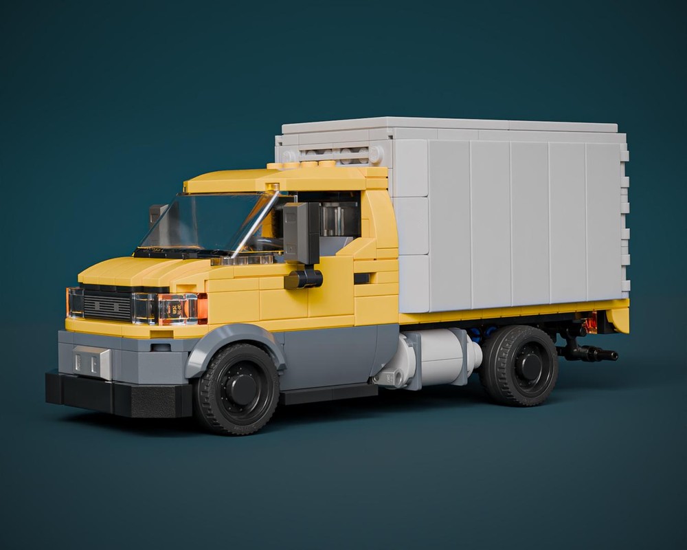 LEGO MOC Mini Delivery Truck - Modular Cargo Bed by fukkuguen ...