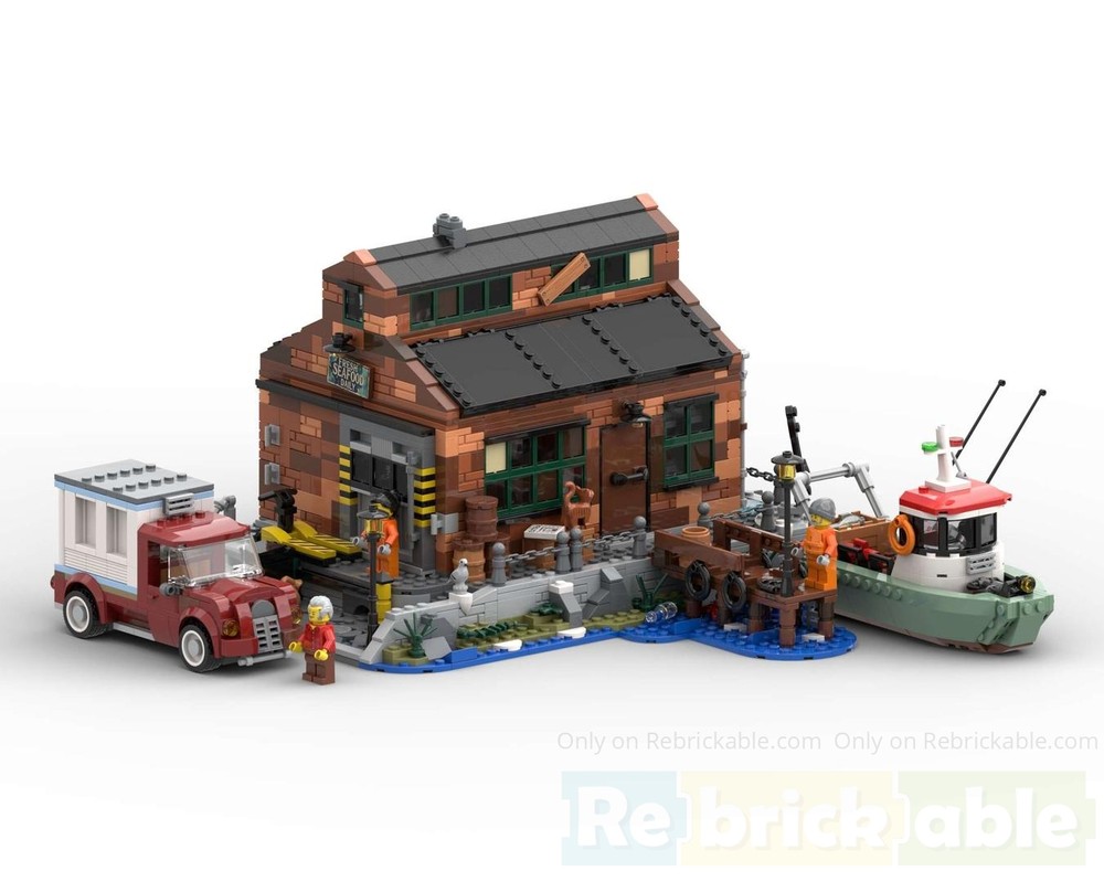 LEGO MOC Sustainable Fishing Company by Suoppu7 | Rebrickable - Build ...