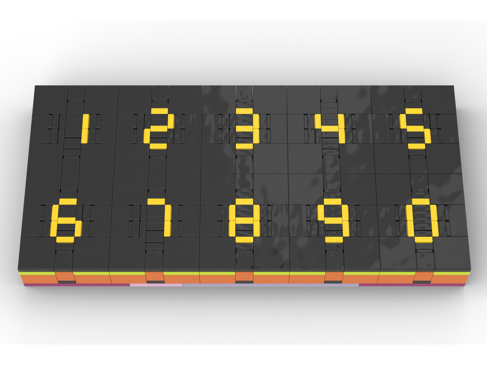 LEGO MOC-246028 7-Segment Display by Retrocoin | Rebrickable - Build ...