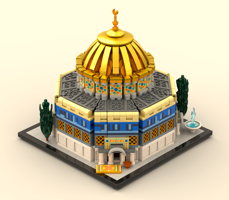LEGO MOC Dome of the Rock by Kendric Walters | Rebrickable - Build with ...
