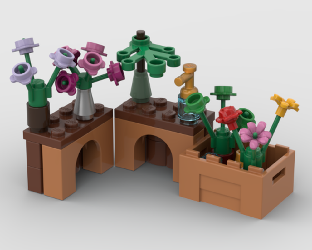 LEGO MOC Florist's Workbench - minifigure scale by Herince ...