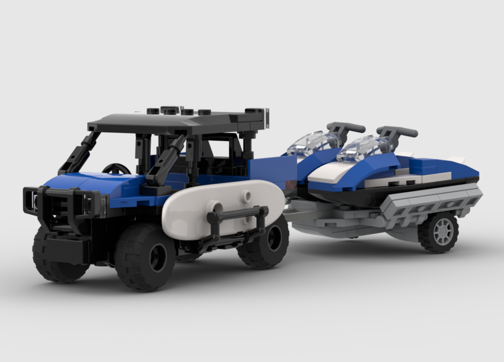 LEGO MOC-246086 Lifeguard ATV & Dual Jet Ski Trailer by reggieranger ...