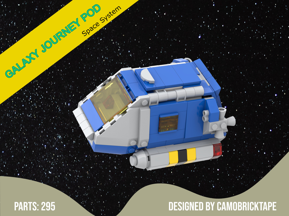 LEGO MOC-246096 Galaxy Journey POD- 40768 Modification by Camobricktape ...