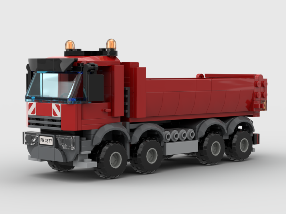 LEGO MOC-246109 Red tipper truck by kotska261 | Rebrickable - Build ...