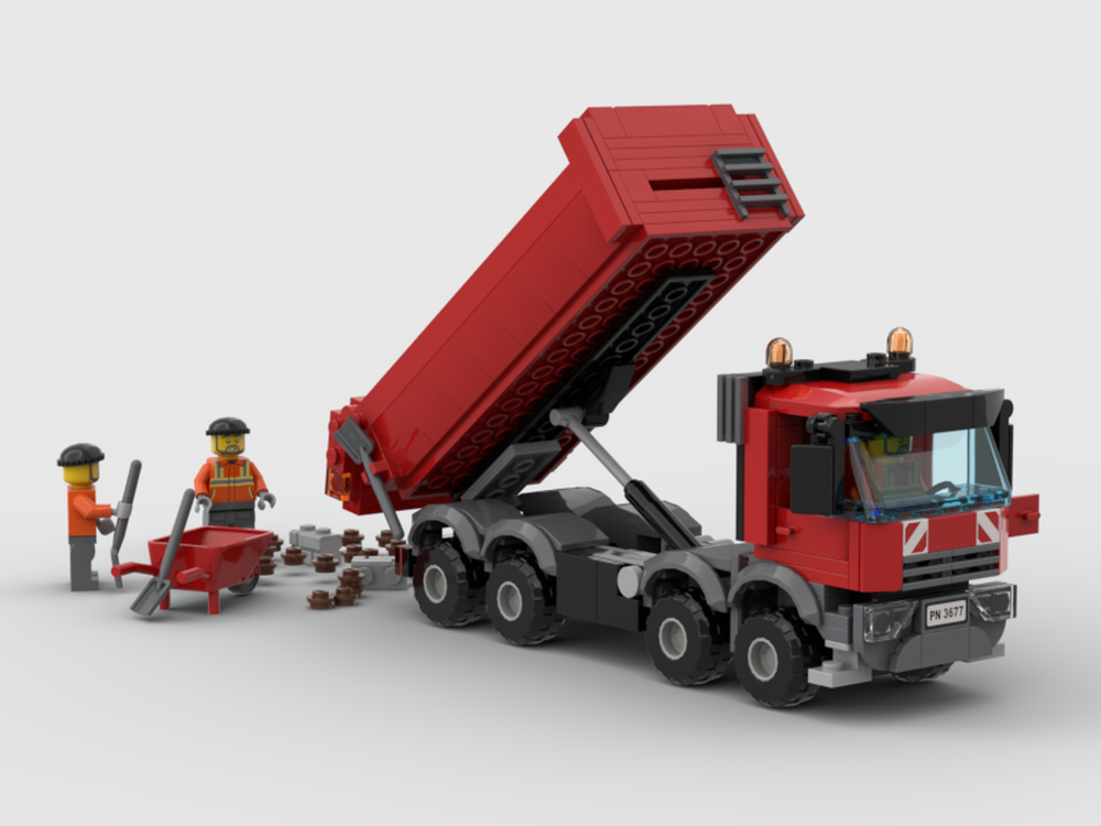 LEGO MOC-246109 Red tipper truck by kotska261 | Rebrickable - Build ...