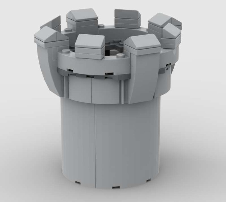 LEGO MOC Round Tower with Battlements by Return2CastleBlacktron ...