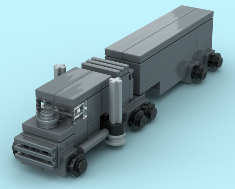 LEGO MOC mini truck by FuLL_oCtane_OLiVrrz | Rebrickable - Build with LEGO