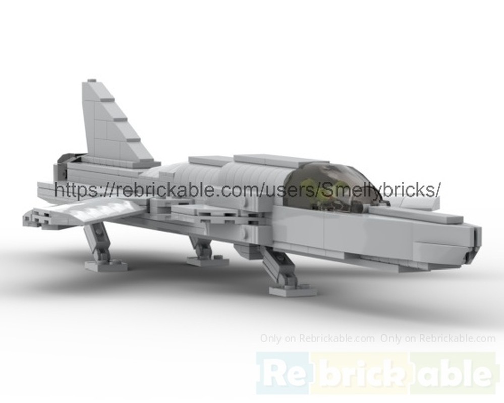 LEGO MOC-246189 F-8 Space Wasp by Smellybricks | Rebrickable - Build ...