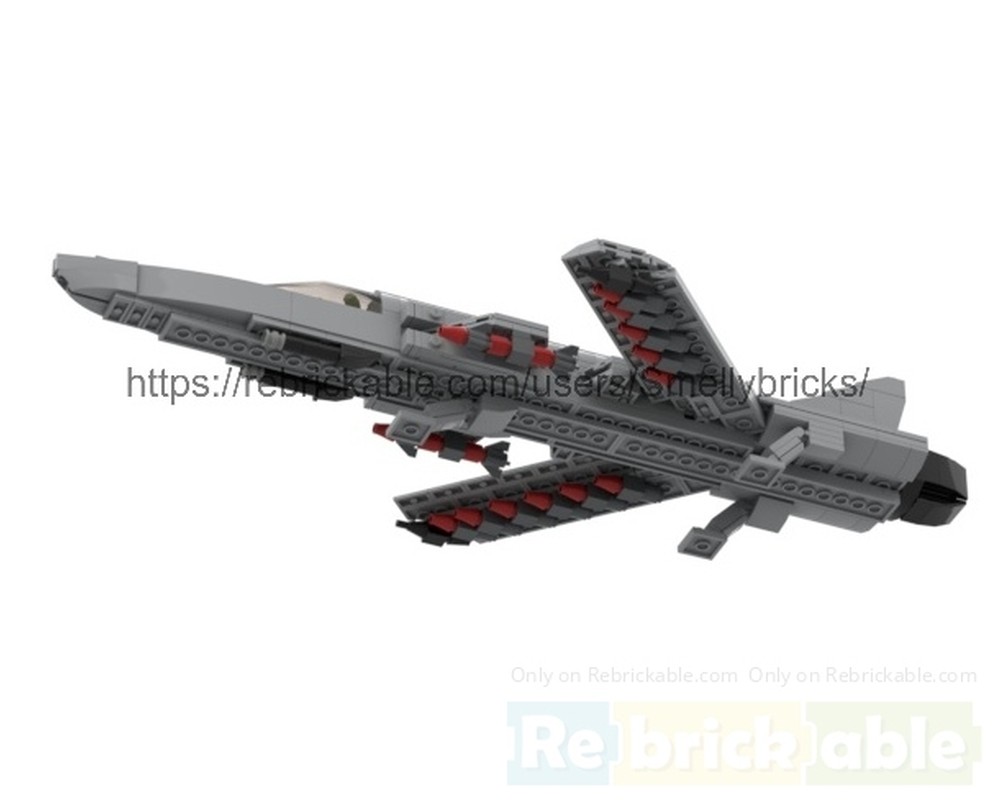 LEGO MOC-246189 F-8 Space Wasp by Smellybricks | Rebrickable - Build ...