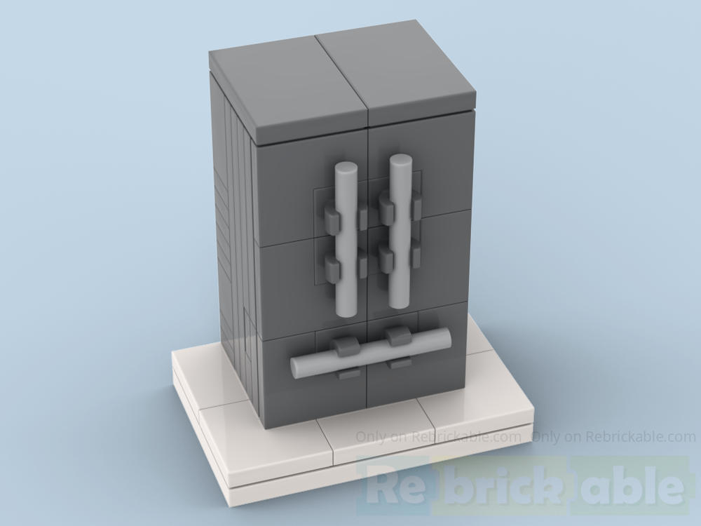 LEGO MOC-246206 2-door fridge: detachable doors by toomanybees ...