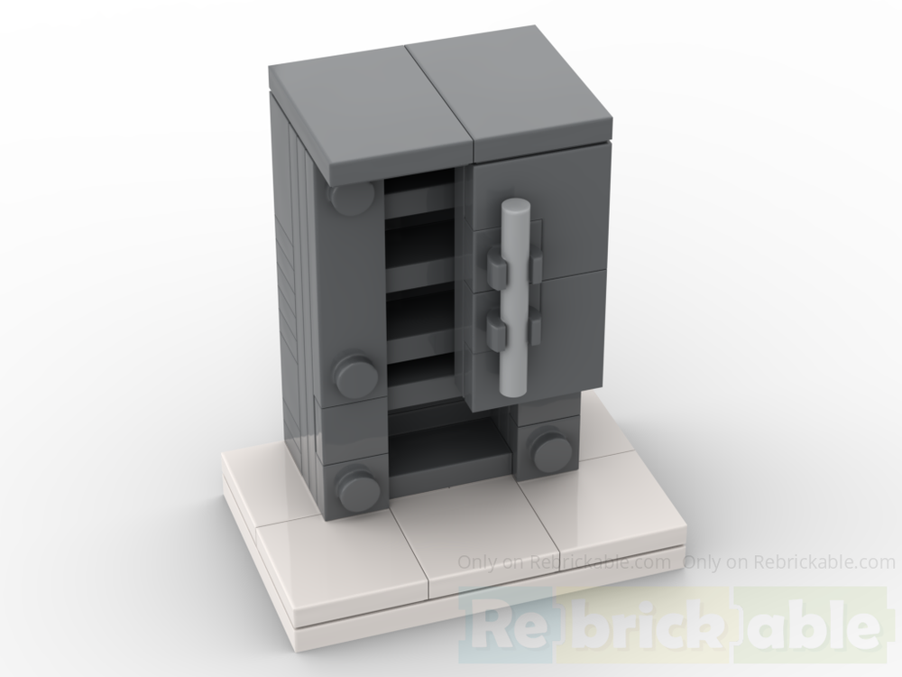 LEGO MOC-246206 2-door fridge: detachable doors by toomanybees ...