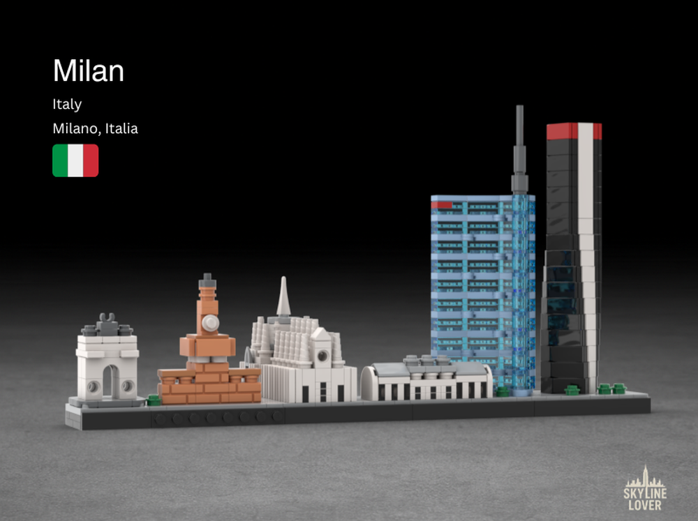 LEGO MOC-246215 Milan Skyline by Skyline_Lover | Rebrickable - Build ...