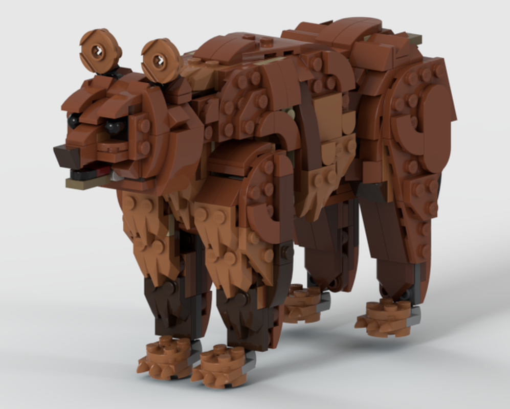 LEGO MOC-246224 Brown bear by kmate | Rebrickable - Build with LEGO