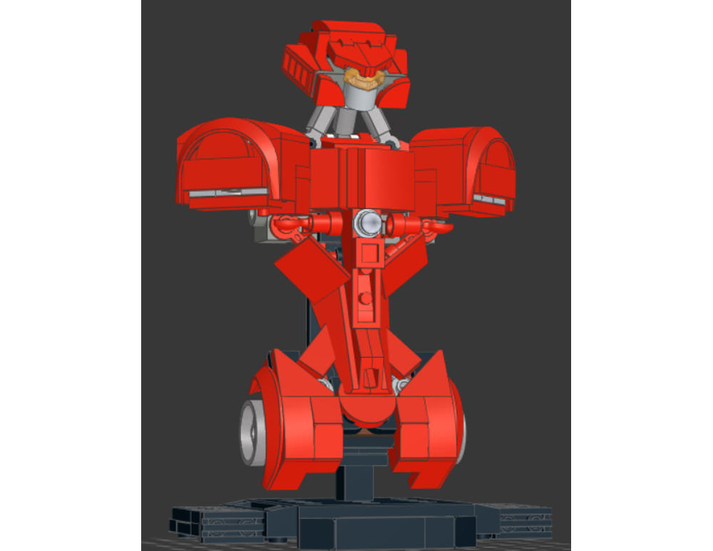LEGO MOC-246243 76934 ALTERNATIVE BUILD: Mecha torso figure with base ...