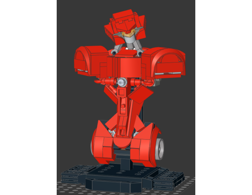 LEGO MOC 76934 ALTERNATIVE BUILD: Mecha torso figure with base by ...