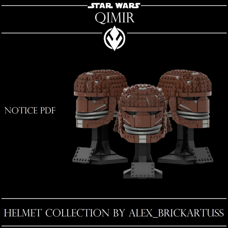 LEGO MOC Helmet Qimir by Alex_BricKartuss | Rebrickable - Build with LEGO