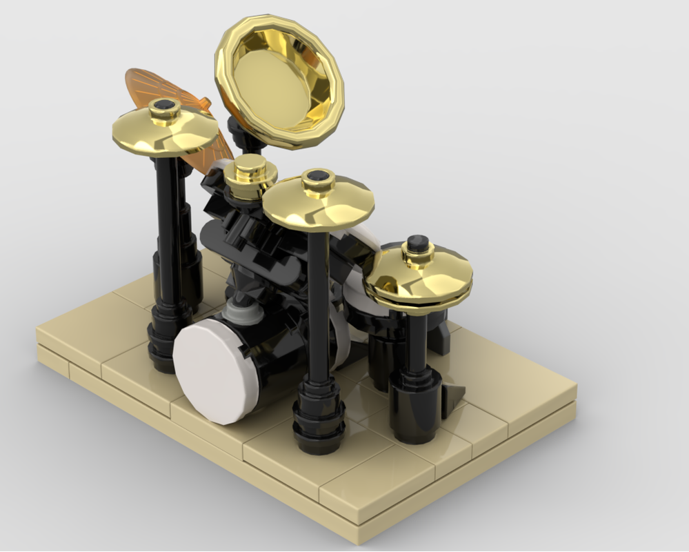 LEGO MOC Drum Kit by Higginsssss | Rebrickable - Build with LEGO