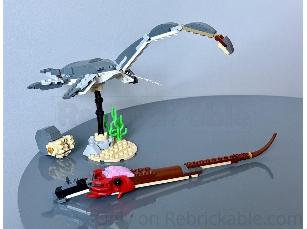 LEGO MOC-246260 31381 Hydrotherosaurus alexandrae & Moreno Formation ...
