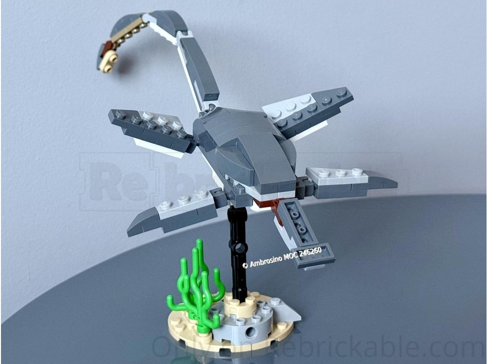 LEGO MOC-246260 31381 Hydrotherosaurus alexandrae & Moreno Formation ...
