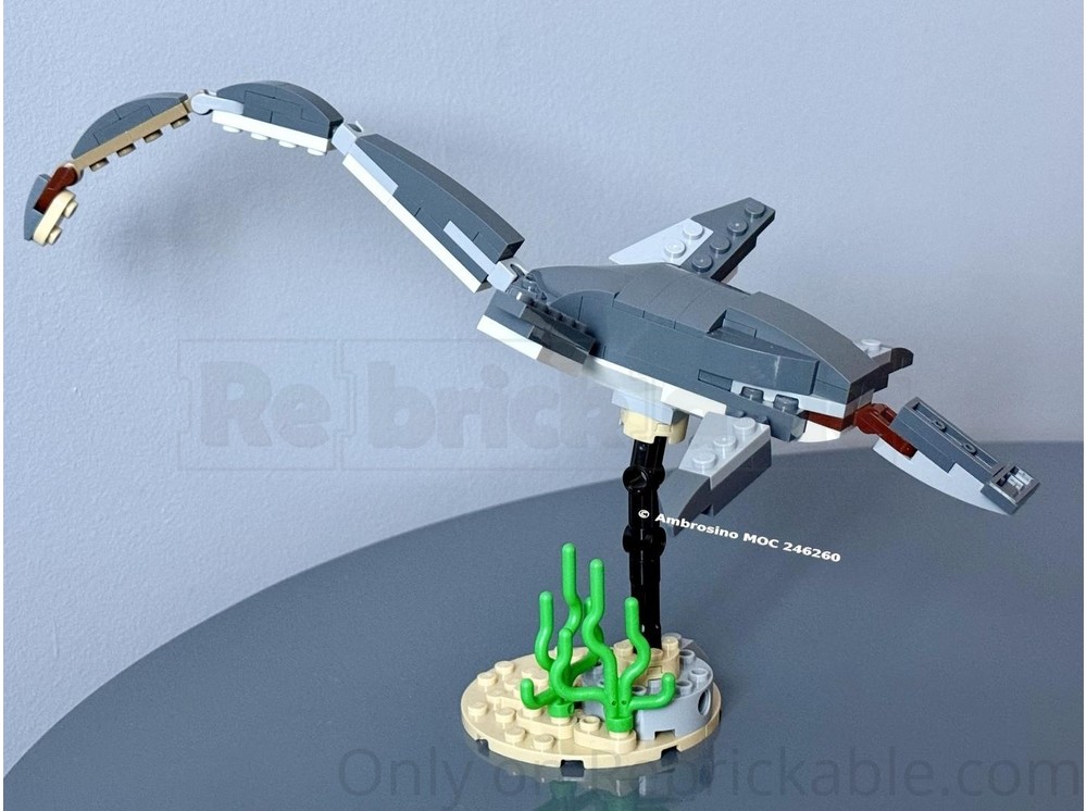 LEGO MOC-246260 31381 Hydrotherosaurus alexandrae & Moreno Formation ...