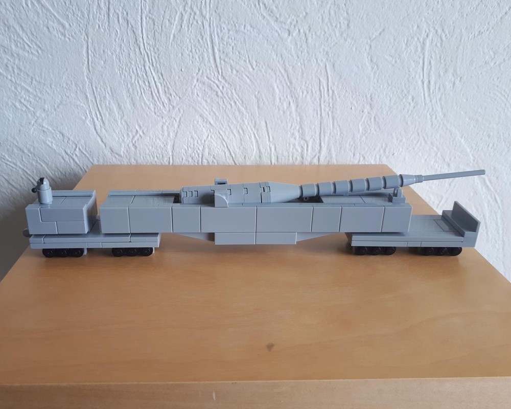LEGO MOC-246275 Krupp K5 Leopold Railway gun by MisterG | Rebrickable ...
