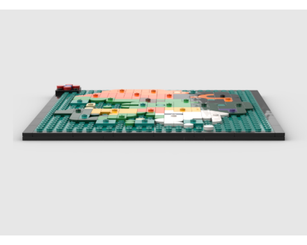 LEGO MOC Mario Kart World Map by Vader Bricks | Rebrickable - Build ...