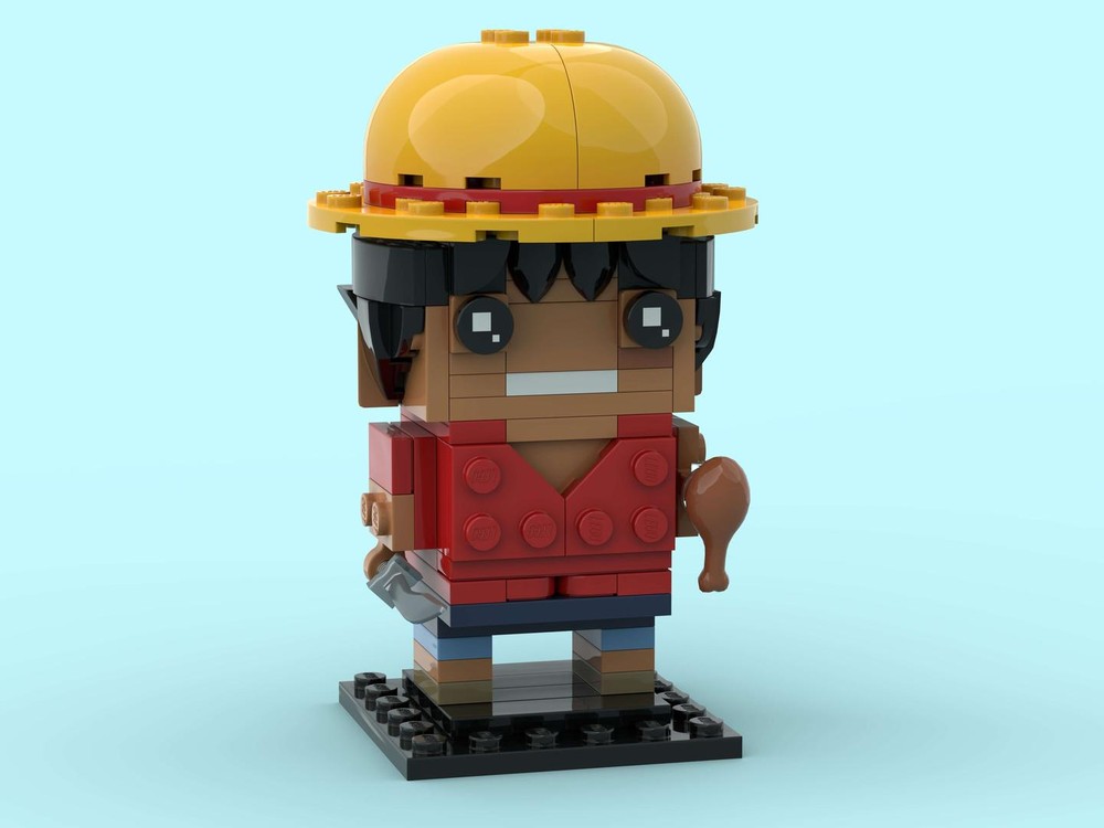 LEGO MOC Monkey D. Luffy (One Piece) by Puremadness | Rebrickable ...