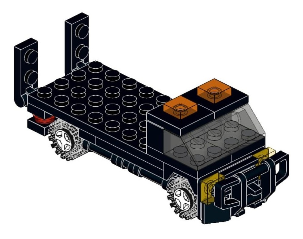 LEGO MOC Mazda Titan flatbed truck by AbdulRauf | Rebrickable - Build ...
