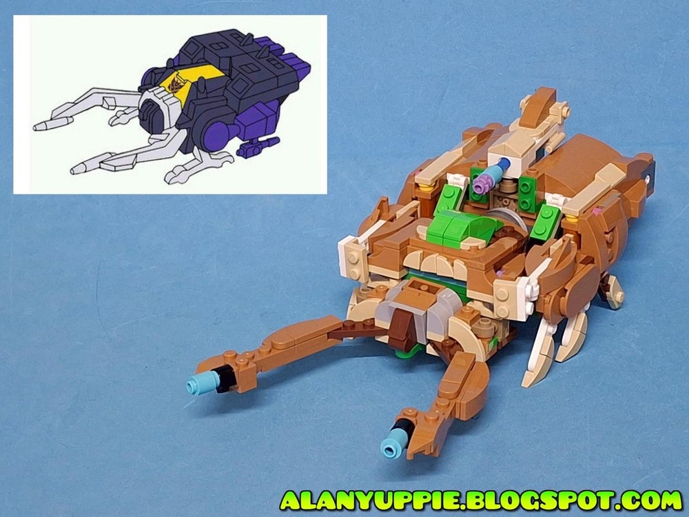 LEGO MOC Transformer Insecticon Shrapnel using LEGO Creator 31166 ...