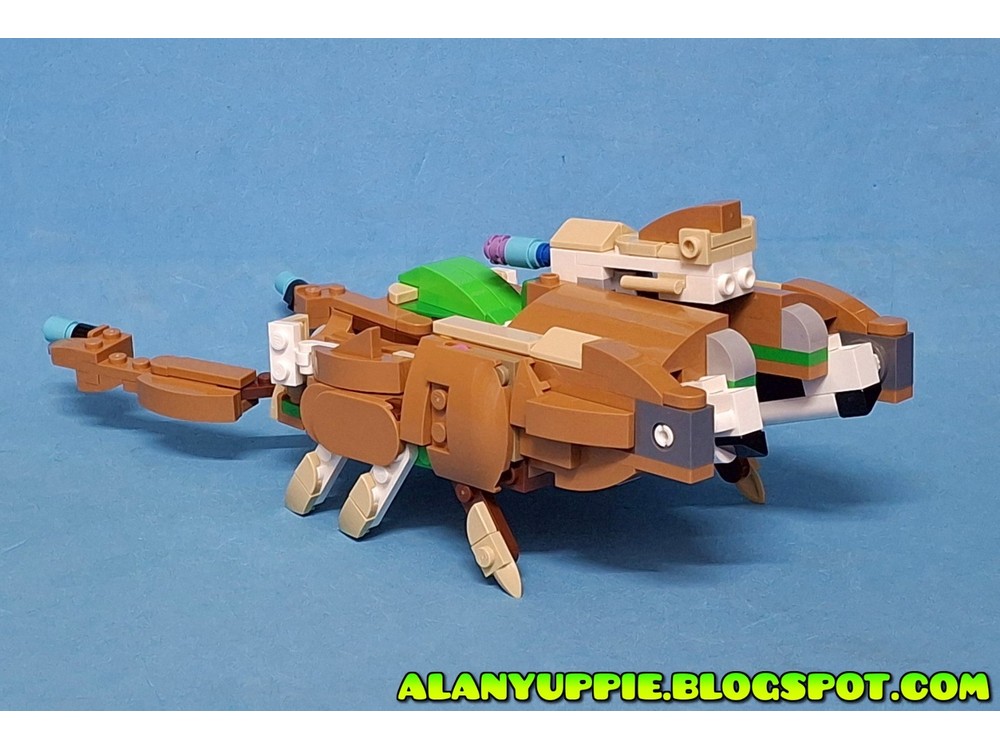 LEGO MOC Transformer Insecticon Shrapnel using LEGO Creator 31166 ...