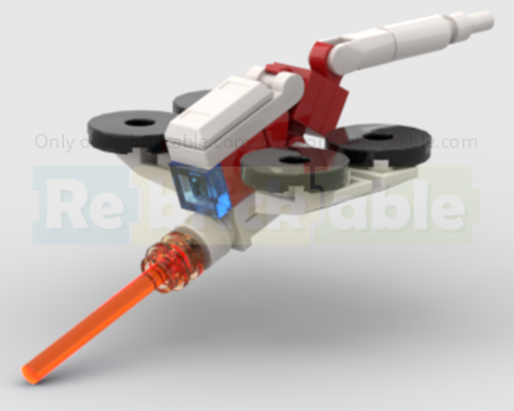 LEGO MOC "dragonfly" sci-fi medical drone by sir stinky builds ...