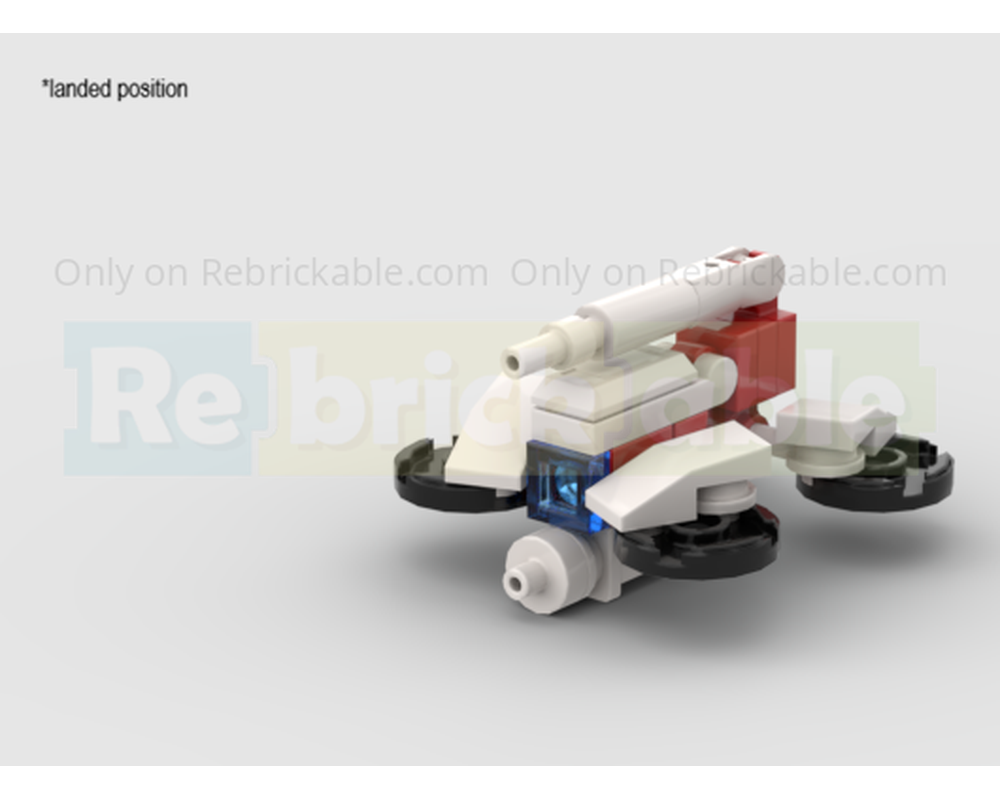 LEGO MOC "dragonfly" sci-fi medical drone by sir stinky builds ...