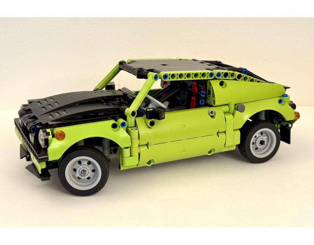 LEGO MOC Vintage Rally Coupé (Lime version) by Celeri | Rebrickable ...