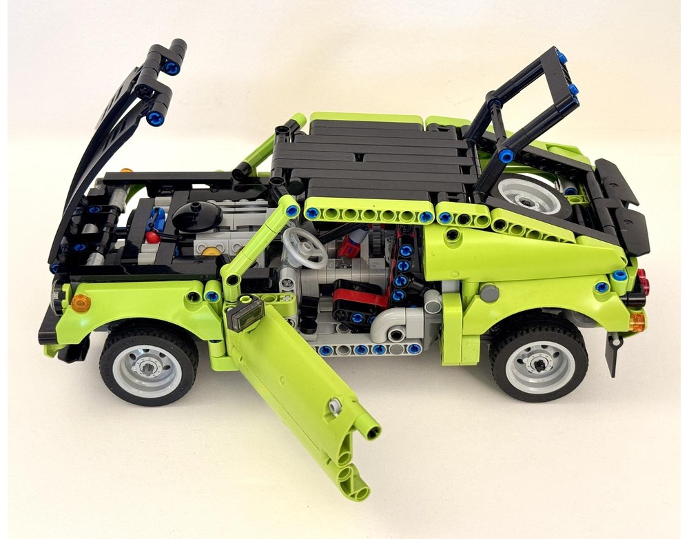 LEGO MOC Vintage Rally Coupé (Lime version) by Celeri | Rebrickable ...