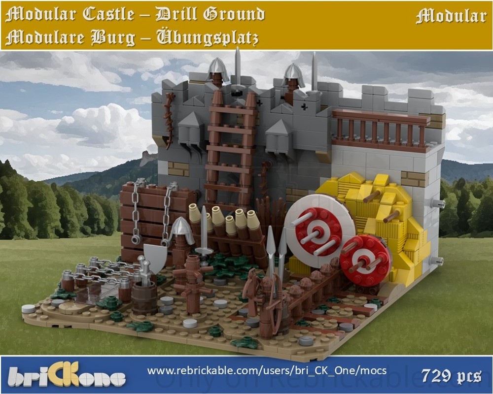 LEGO MOC-246379 Modular Castle Drill Ground - Übungsplatz by bri_CK_One ...