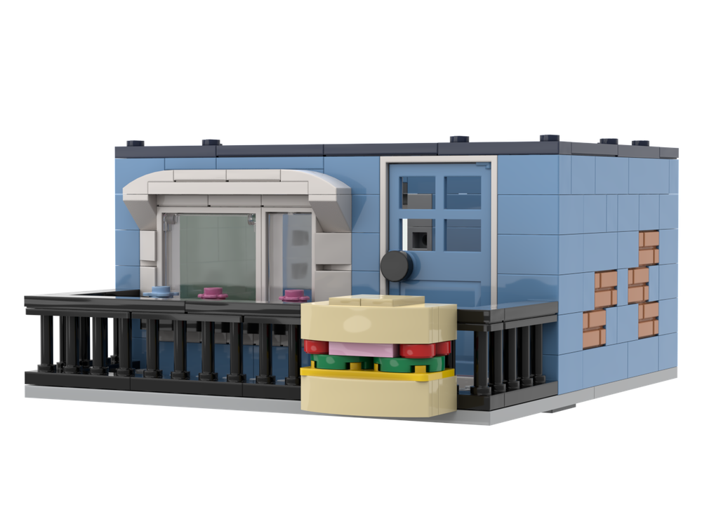 LEGO MOC Food Court by Klaartje68 | Rebrickable - Build with LEGO