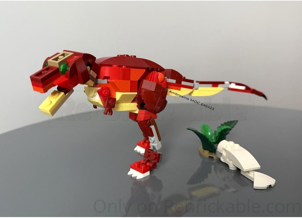 LEGO MOC-246422 31379 Tyrannosaurus rex (minifig scale) by Ambrosino ...