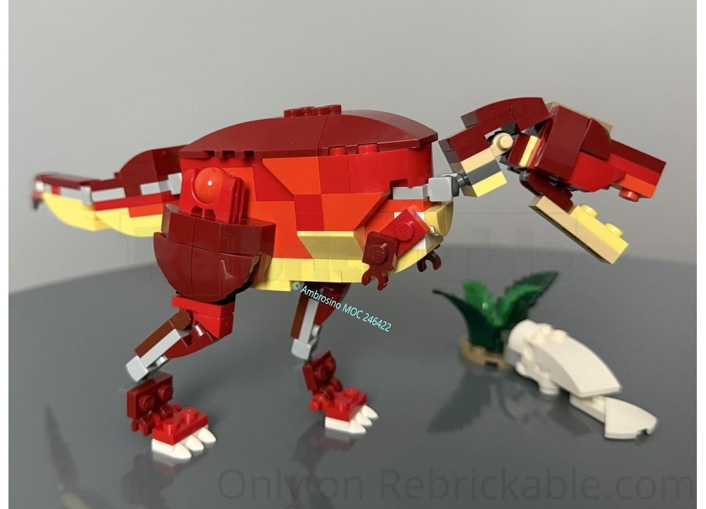 LEGO MOC-246422 31379 Tyrannosaurus rex (minifig scale) by Ambrosino ...