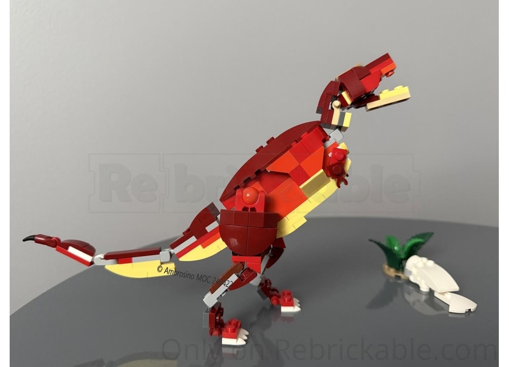 LEGO MOC-246422 31379 Tyrannosaurus rex (minifig scale) by Ambrosino ...