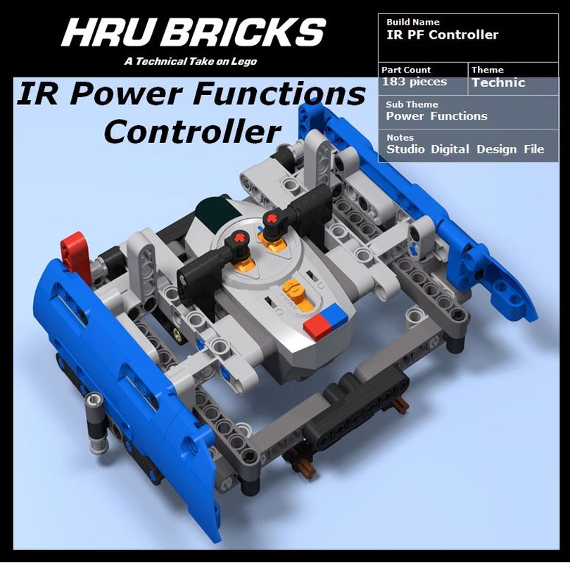 LEGO MOC Lego Technic IR Power Functions Controller & Phone Holder by ...